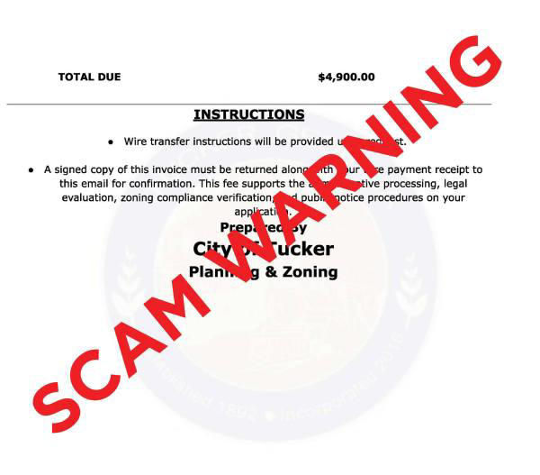 Phishing scam targets Tucker residents with fake invoice request