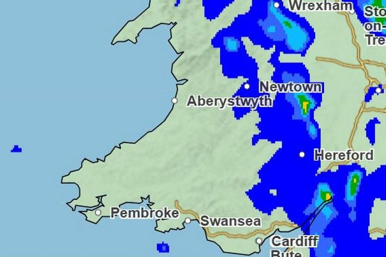 Hour-by-hour weather forecast as heavy rain hits Wales after week of ...