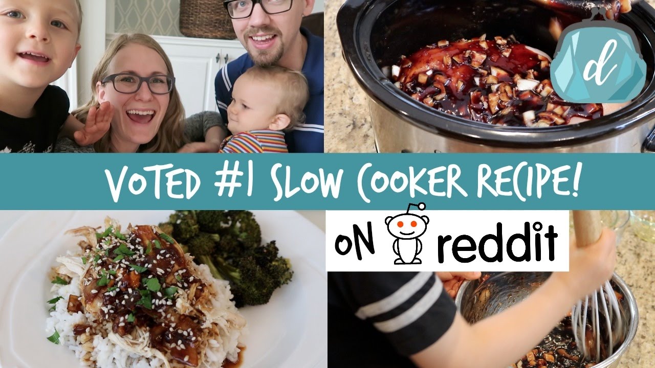 #1 crock pot recipe according to Reddit ️ Honey garlic chicken