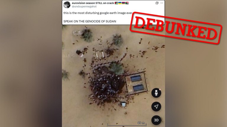 How a satellite image allegedly showing atrocities in Sudan was ...