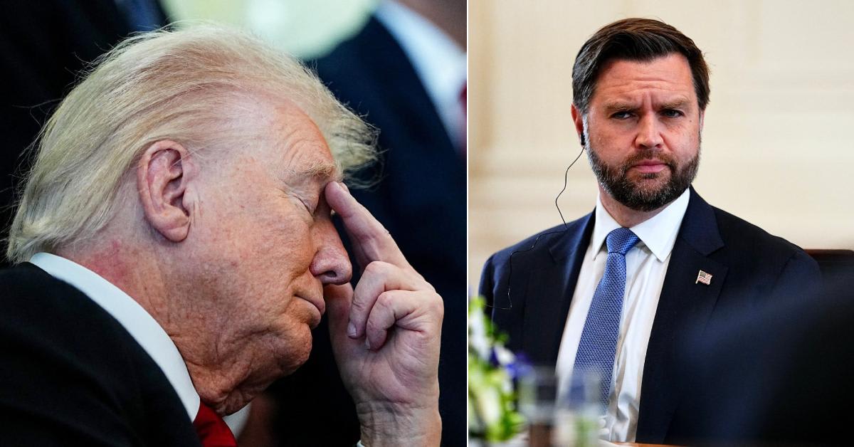 Sleepy Donald Trump, 79, Makes J.D. Vance Answer Tough Questions for ...