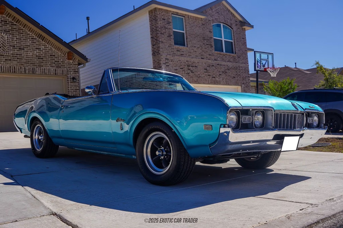1968 Oldsmobile Cutlass S Convertible For Sale With Metallic Turquoise ...