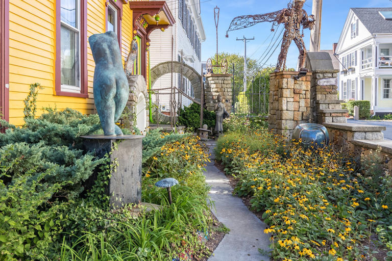 Yellow and lime green, this $4.8M Provincetown house was an artists ...