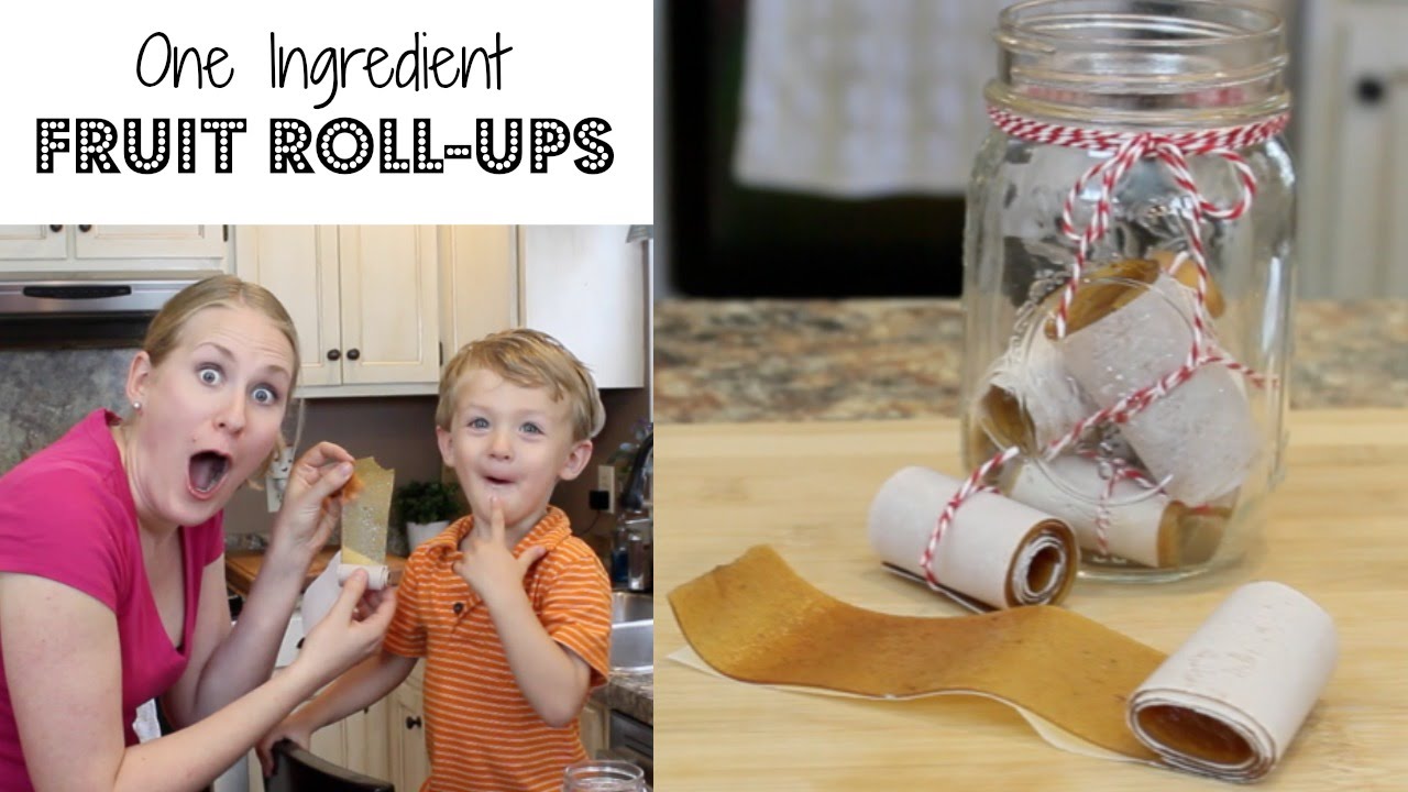 One ingredient fruit roll-ups!
