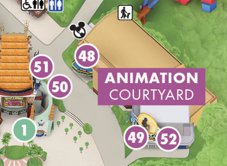 2026 Hollywood Studios map – Walt Disney World