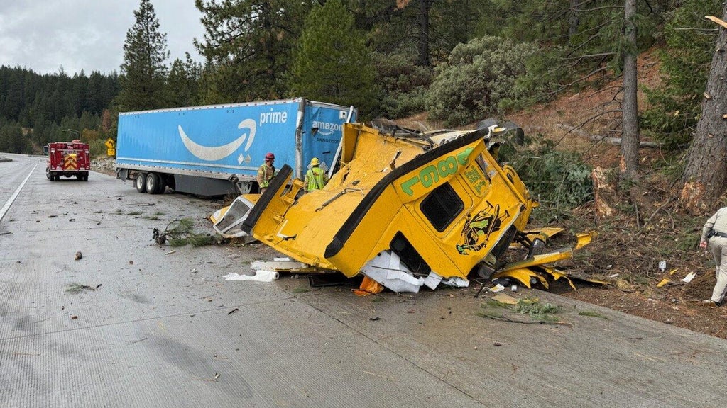 Spilled oil on Interstate 80 near Alta leads to big rig crash that ...