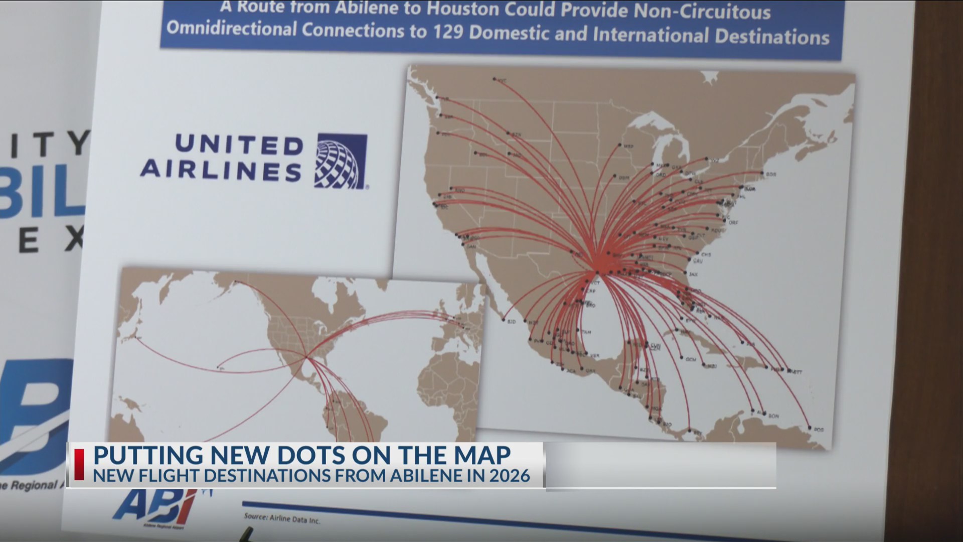 New dots on the map: Abilene Regional Airport announces new destinations