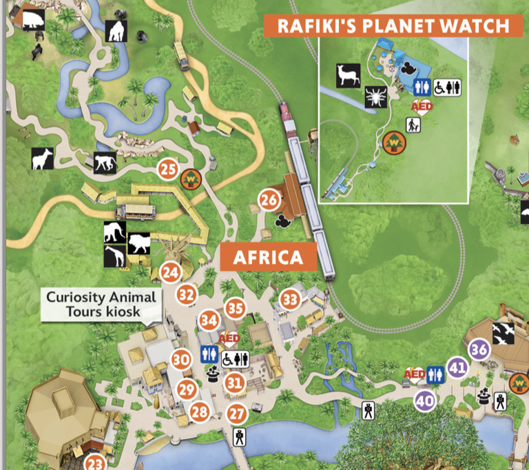 2026 Animal Kingdom map – Walt Disney World