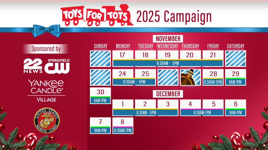 22News, U.S. Marine Corps partner for Toys for Tots drive