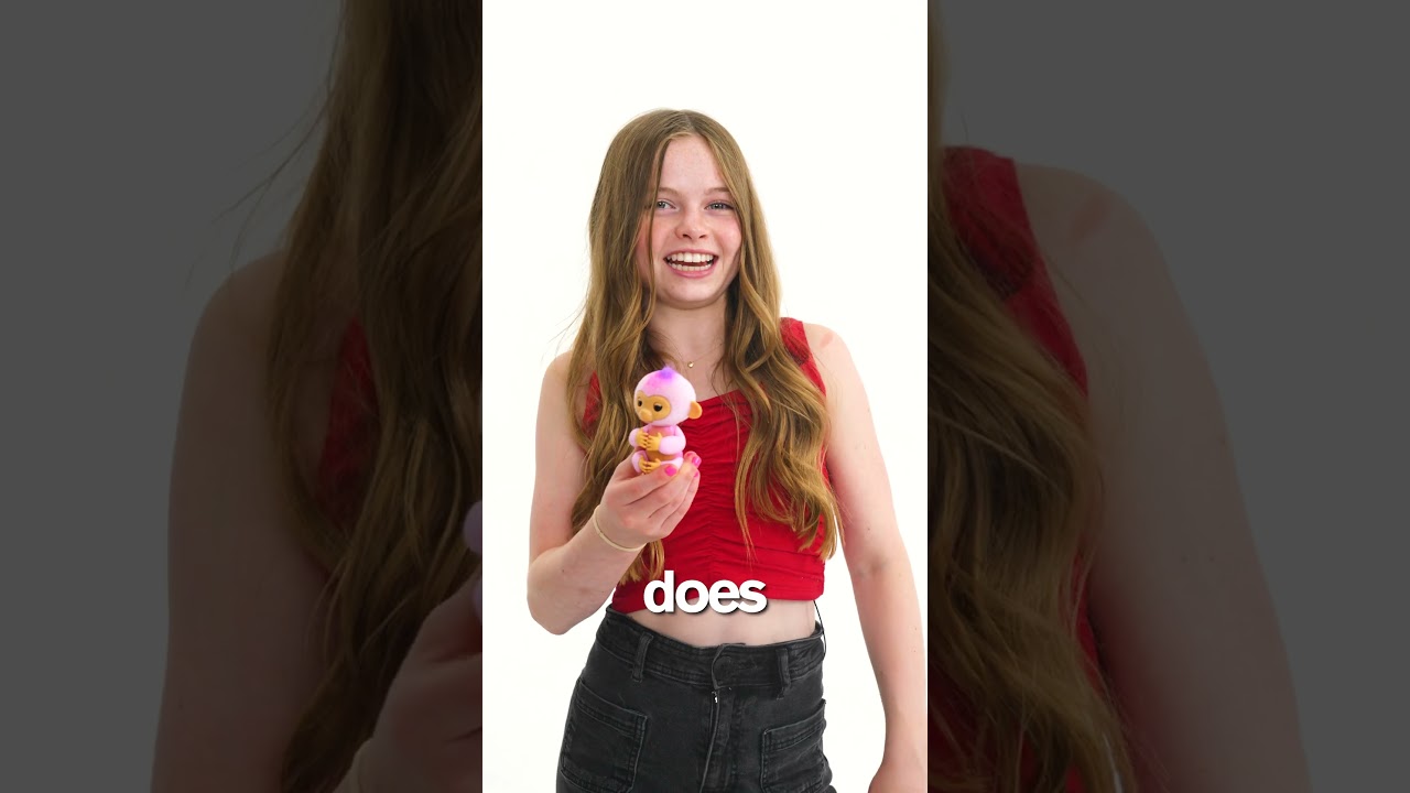 My daughter transforms me into a pink monkey