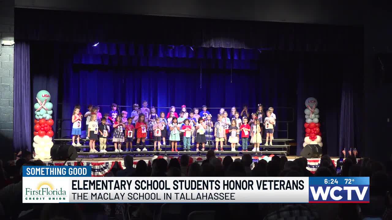 Something Good: Maclay School students honor veterans at Friday event