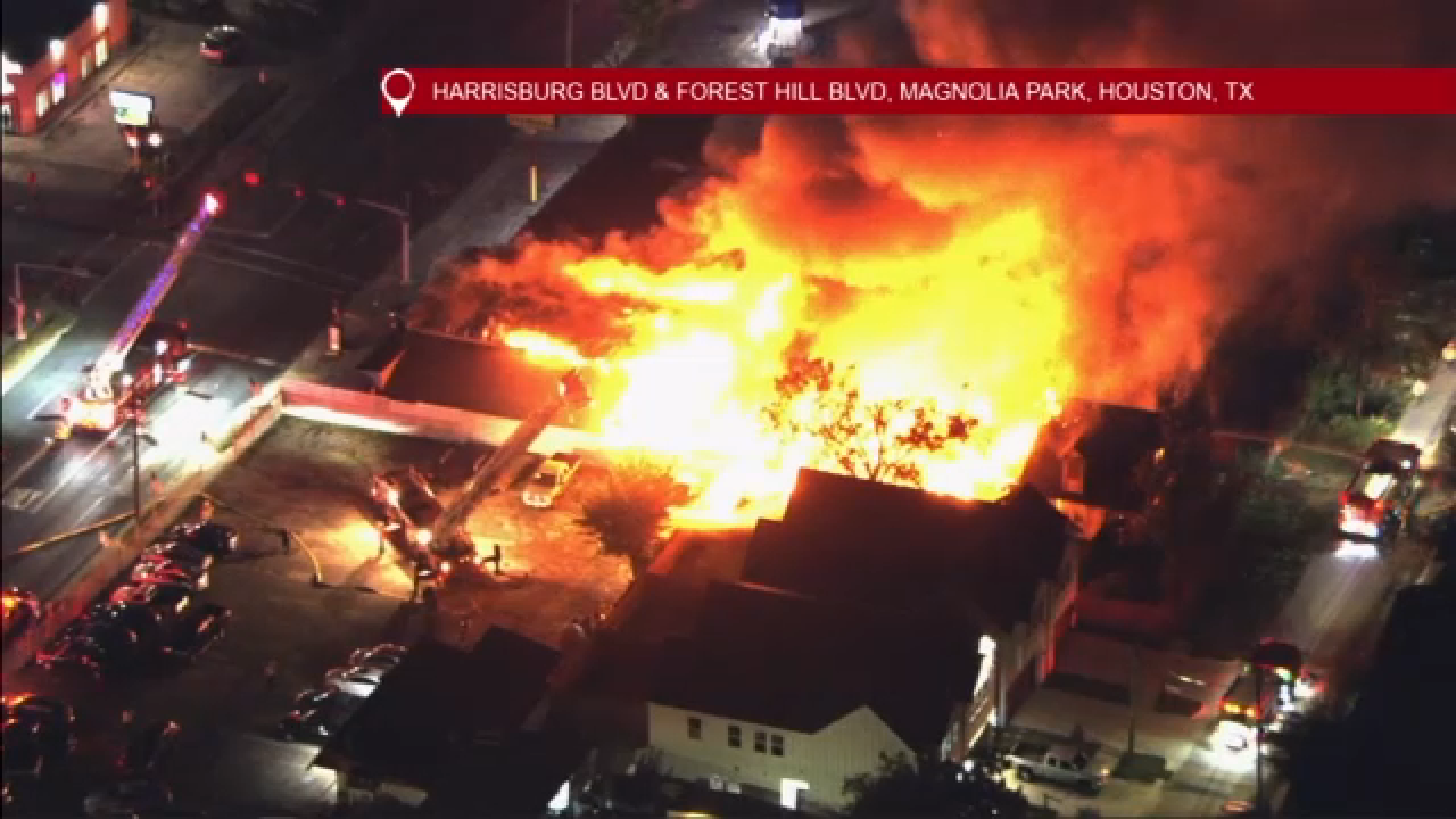 No injuries reported after multiple buildings catch fire in east ...