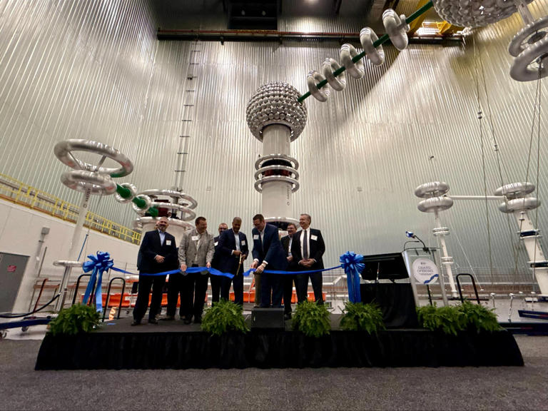Dominion Energy opens new high voltage testing lab in Dinwiddie County