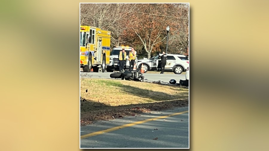 Off-duty Chesterfield firefighter seriously hurt in motorcycle crash