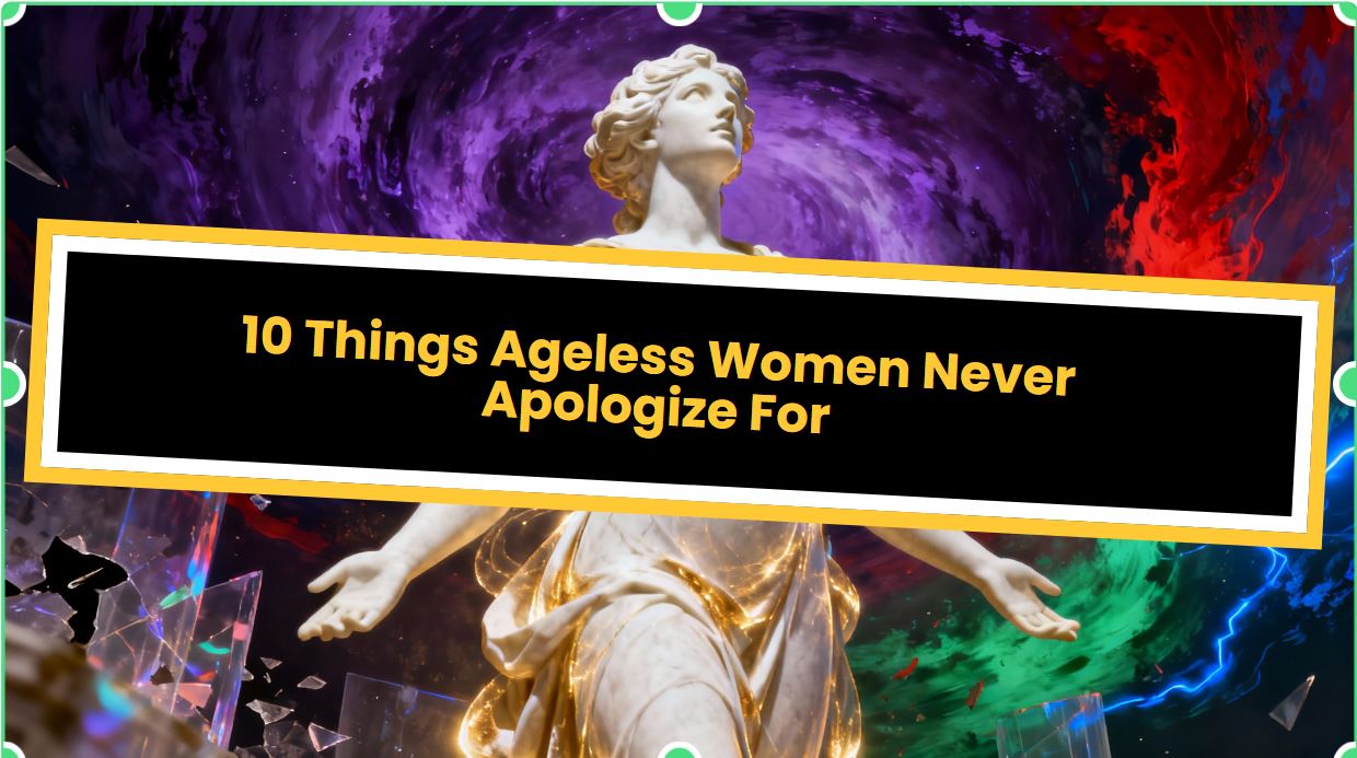 10 Things Ageless Women Never Apologize For