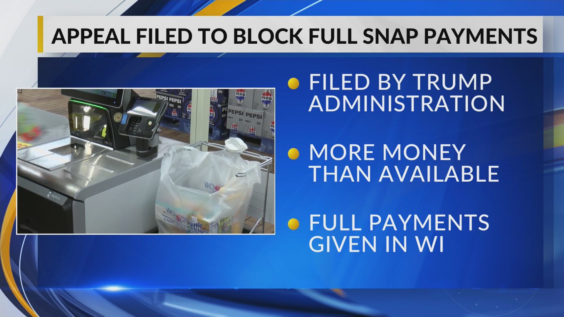 Trump administration seeks to halt SNAP food aid payments after a court ...