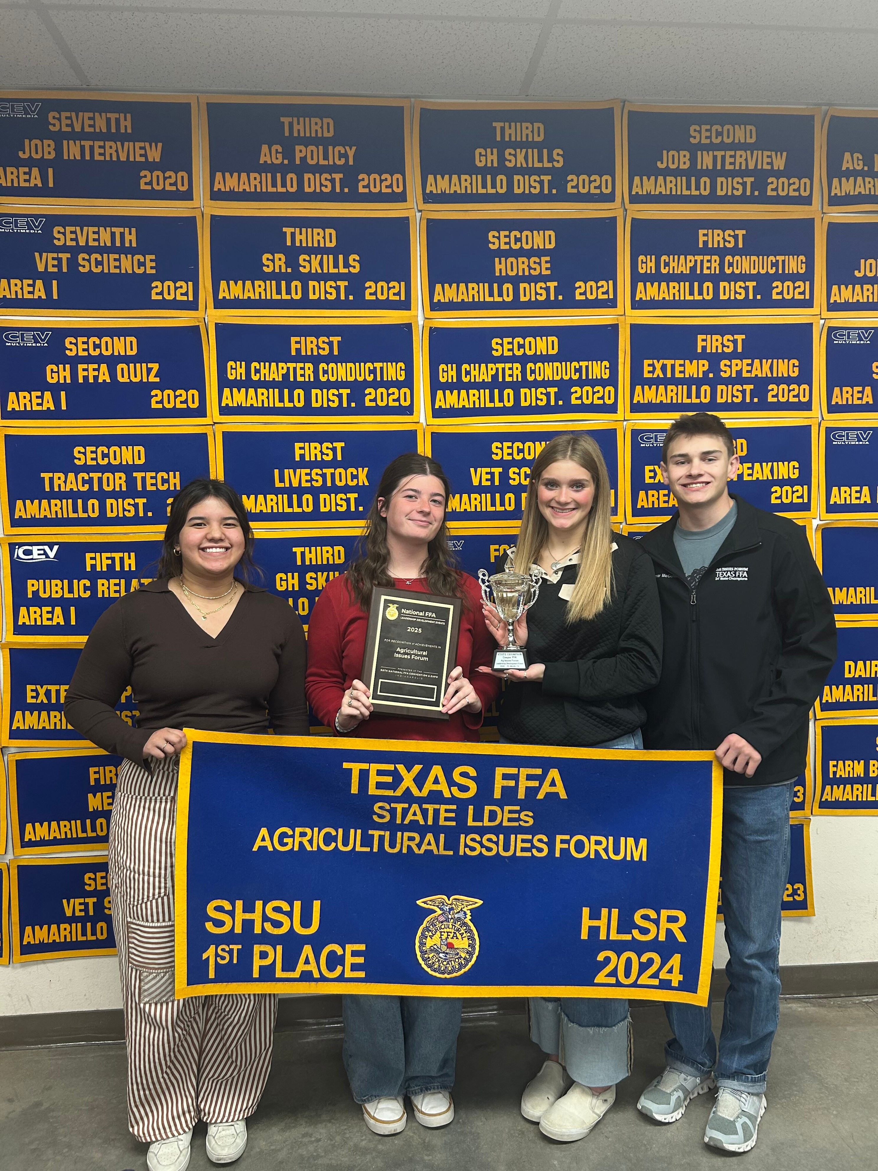 Canyon FFA ranks 1st in state, 5th in nationals in Ag issues