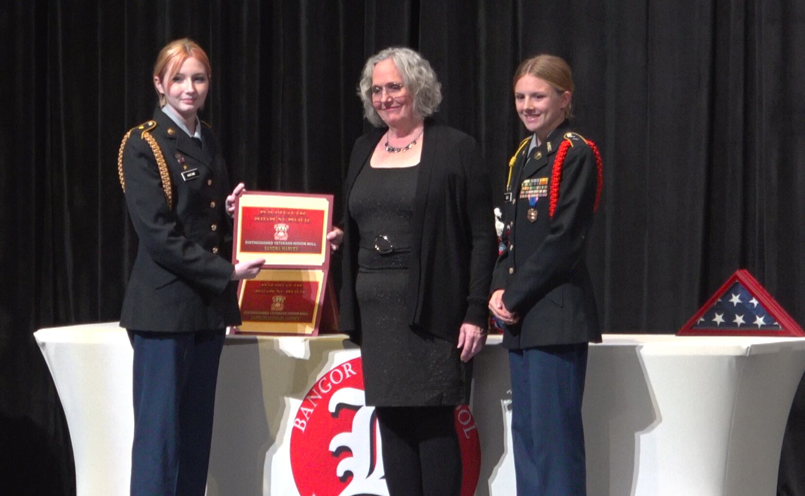 Nation’s first female JROTC Battalion Commander honored in Bangor