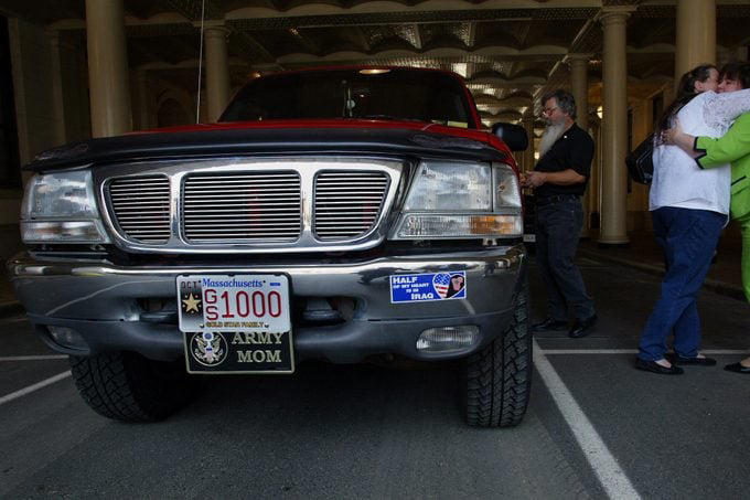 Here’s What It Means if You See a License Plate with a Gold Star