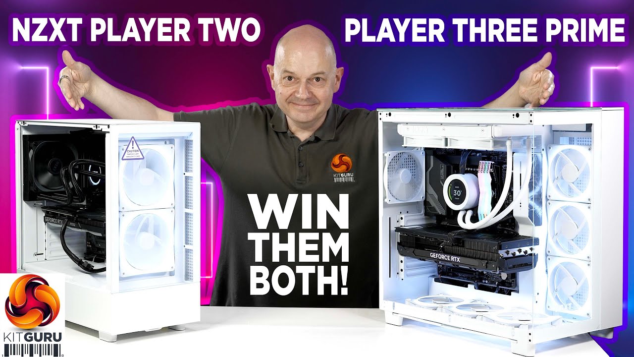NZXT Player Two and Player Three Prime Gaming PC: Win both! 😮