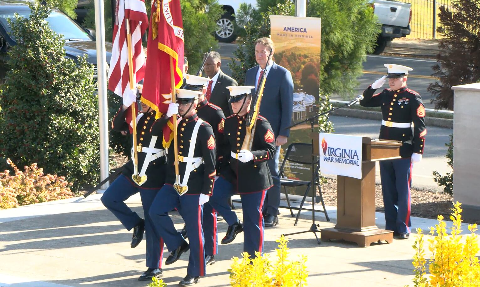 Virginia War Memorial celebrates U.S. Marine Corps 250th birthday
