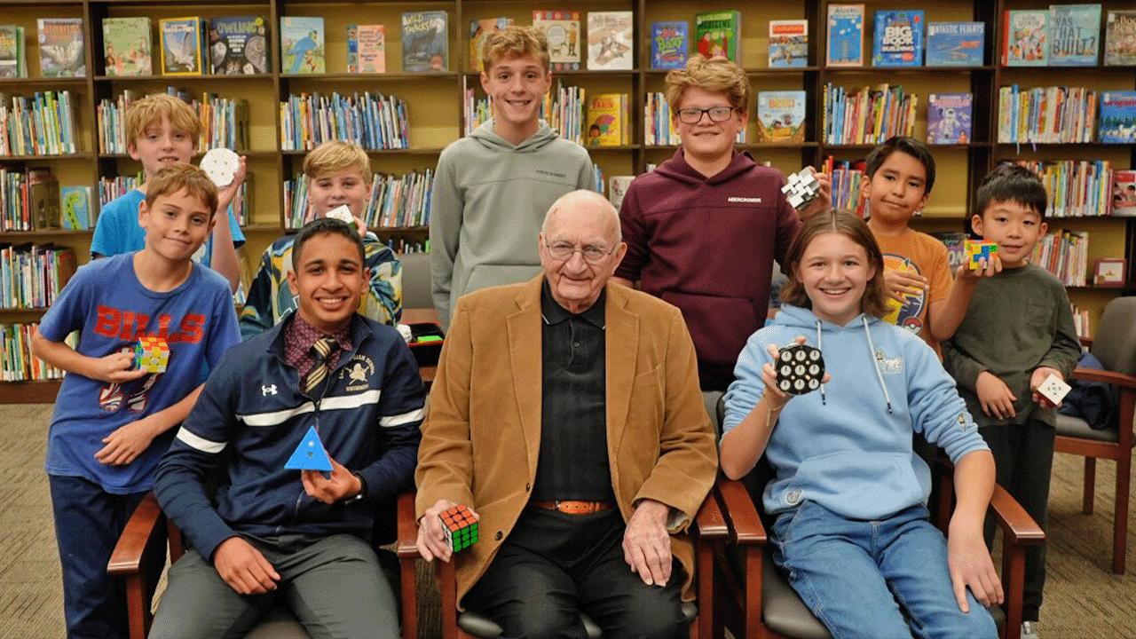 'A lot of fun': Meet the 94-year-old who joined a speed Rubik's Cube ...