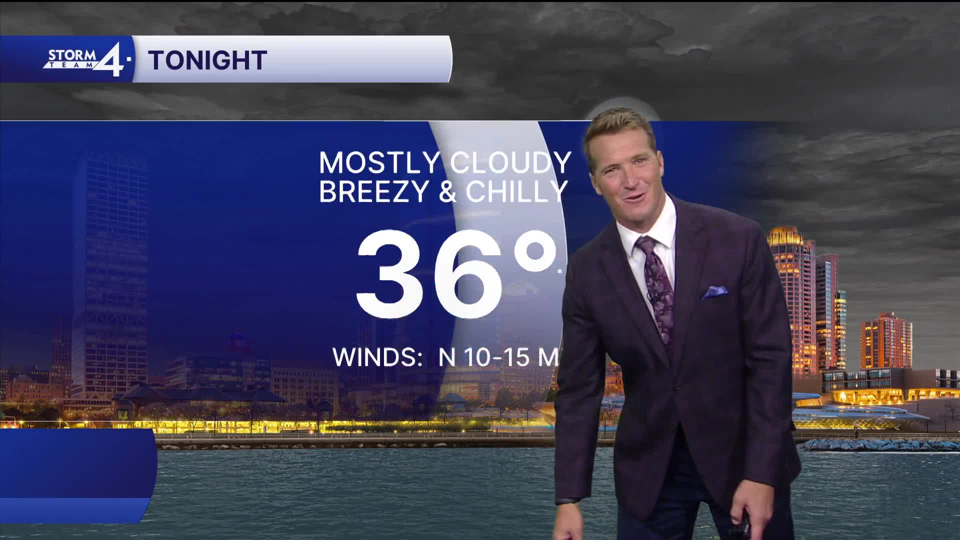 Southeast Wisconsin weather: Cold front moves in this evening