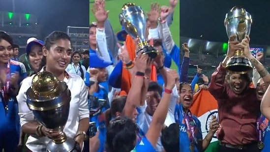 Harmanpreet Kaur breaks silence on handing World Cup trophy to Mithali Raj and Jhulan Goswami ...