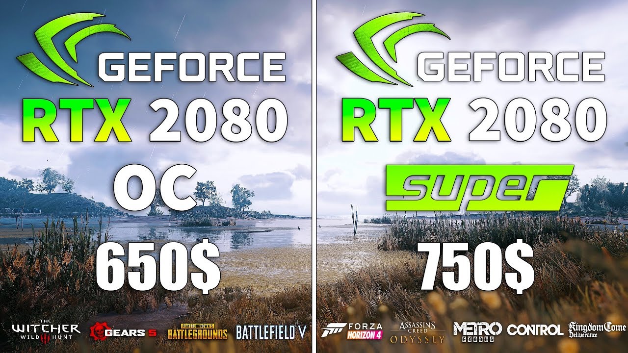 RTX 2080 OC vs RTX 2080 Super test in 9 games