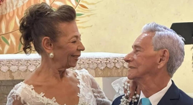 70-year-old woman finds love, gets her first boyfriend, and marries for ...