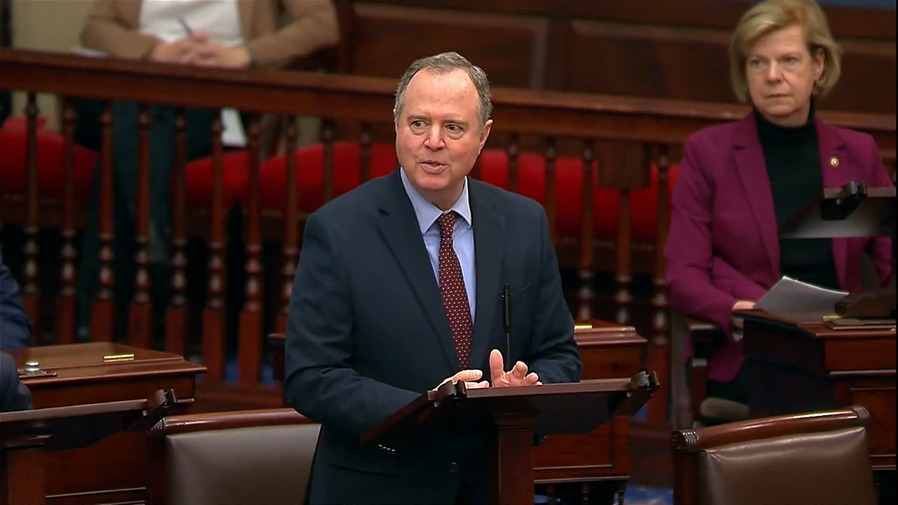 'Reopen The Government Today': Adam Schiff Urges GOP Colleagues To ...