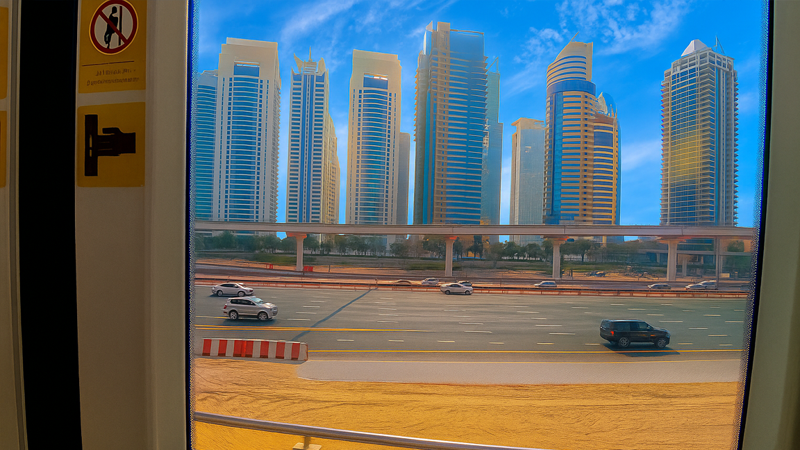 What Does Dubai Look Like From a Tram Ride?
