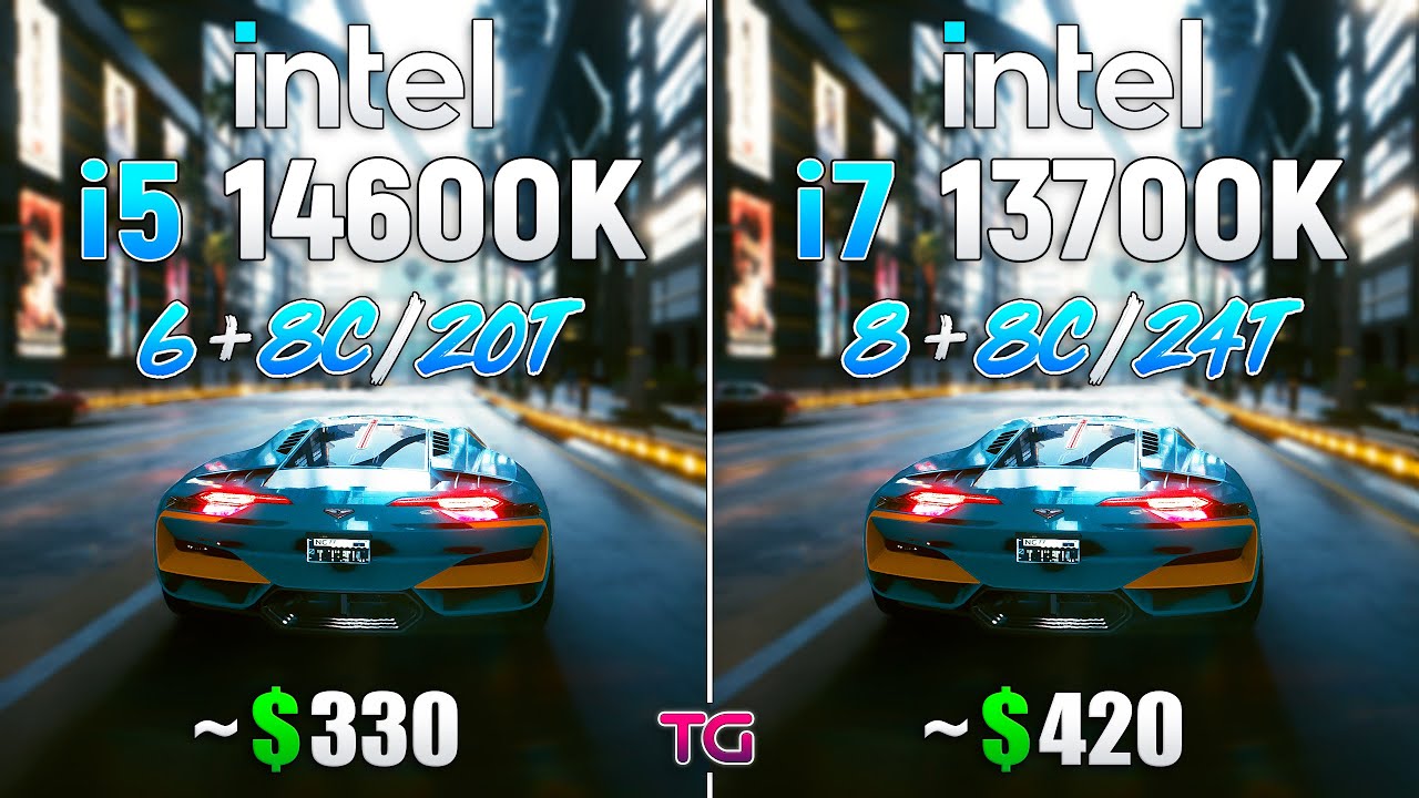 Core i5 14600K vs Core i7 13700K - Test in 10 games