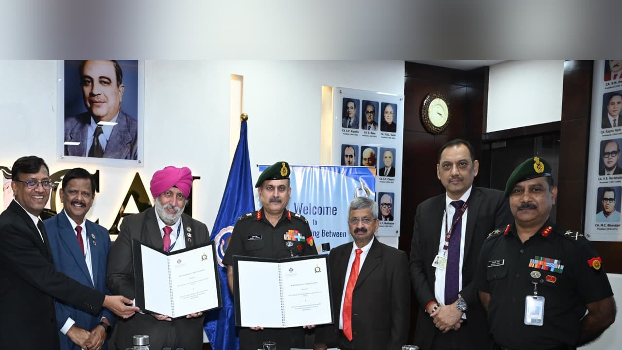 ICAI, Indian Army ink MoU for real-time verification of UDINs