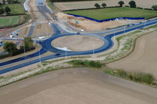 A year-on from the start of work on the A1331 link road - here's where ...