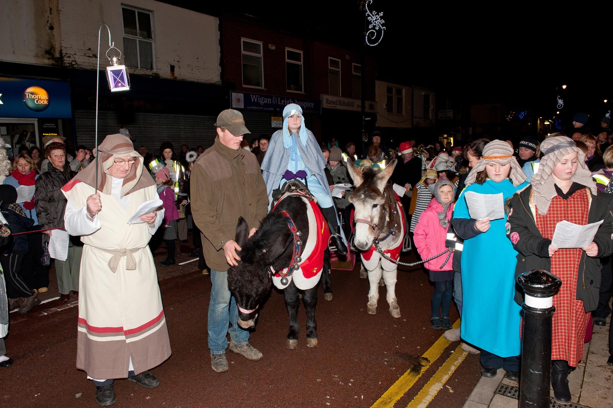 A Wigan borough nativity parade has been axed because of a council ban ...