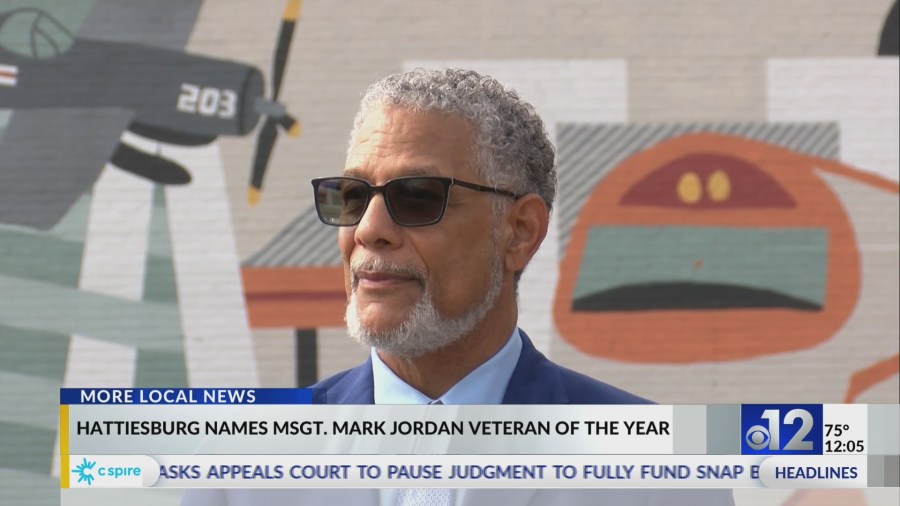Master Sgt. Mark Jordan named Hattiesburg’s Veteran of the Year