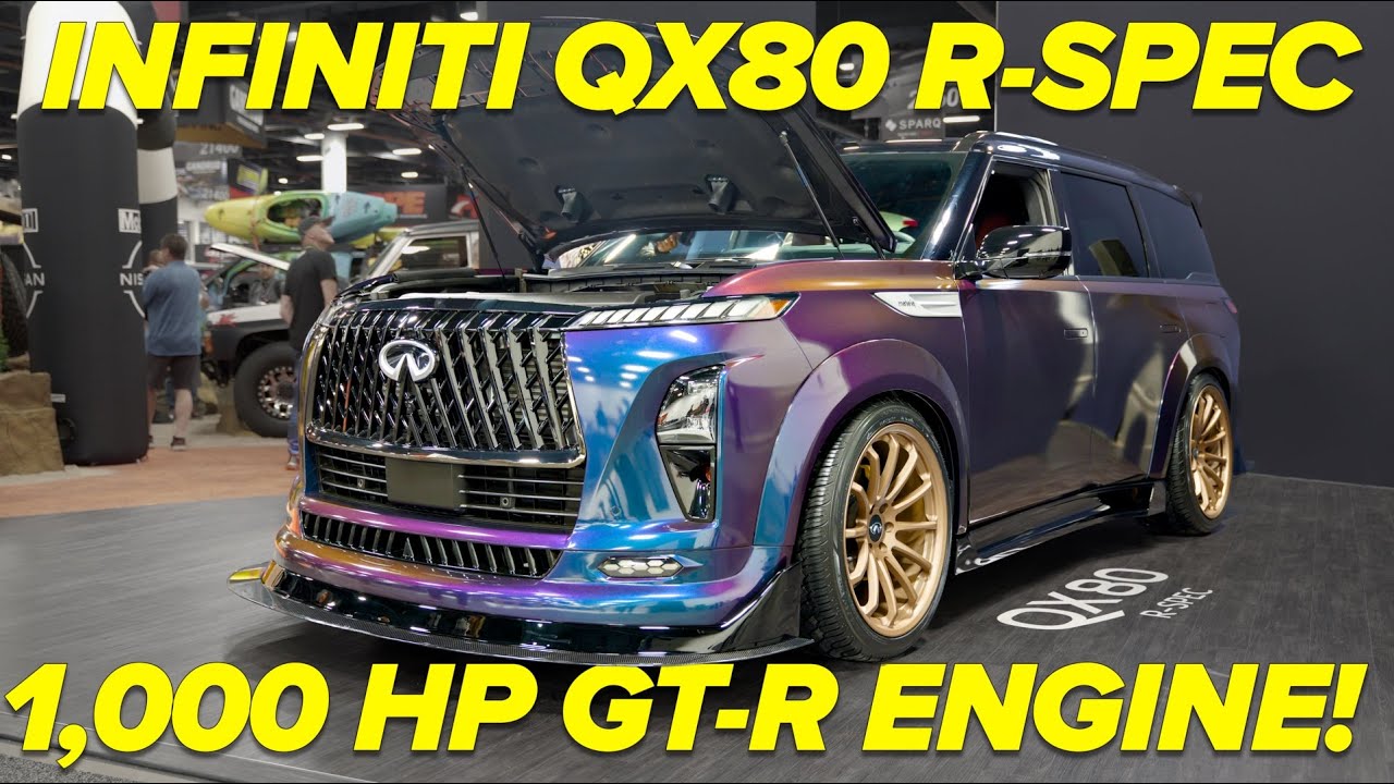We Found the 1000 HP QX80 R-Spec With a GT-R Engine at SEMA 2025