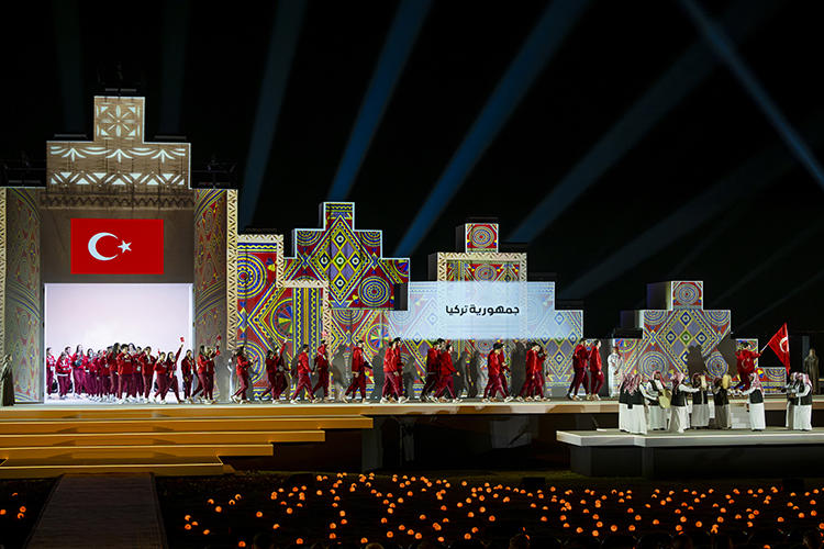 6. İslami Dayanışma Oyunları'nın resmi açılışı Riyad'da yapıldı