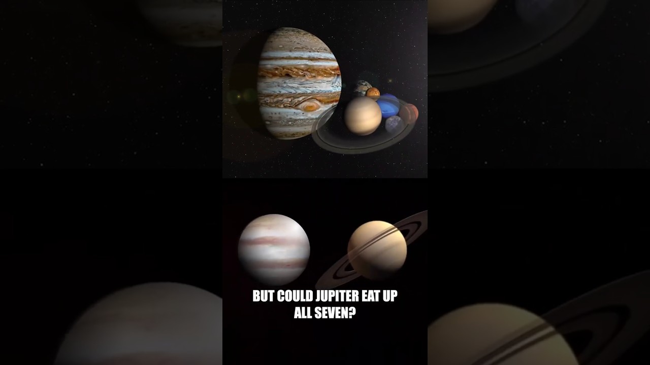 What if Jupiter swallowed every planet?