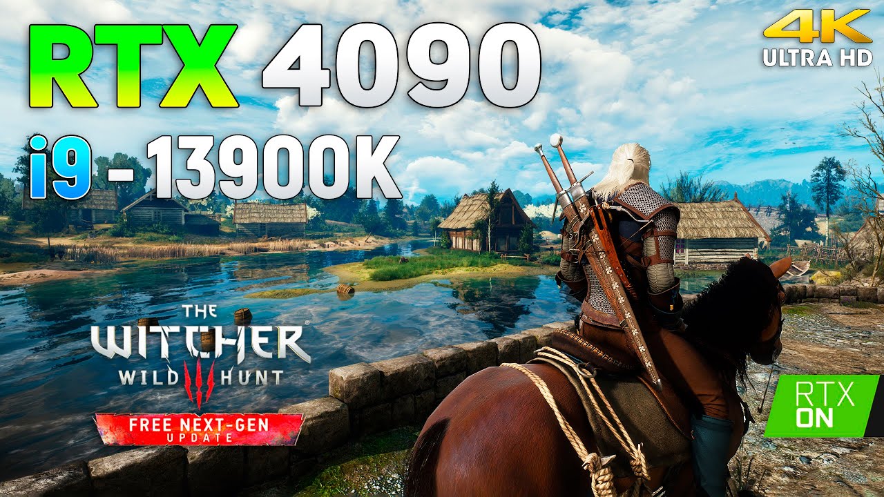 Witcher 3 next-gen: RTX 4090 + i9 13900K 4K