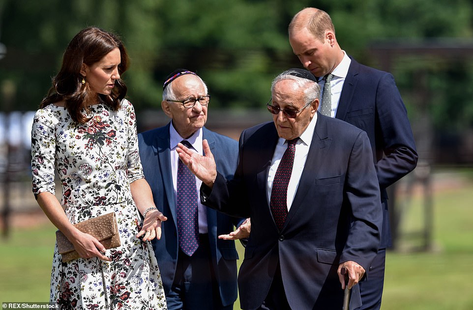 William and Kate pay tribute after death of Holocaust survivor