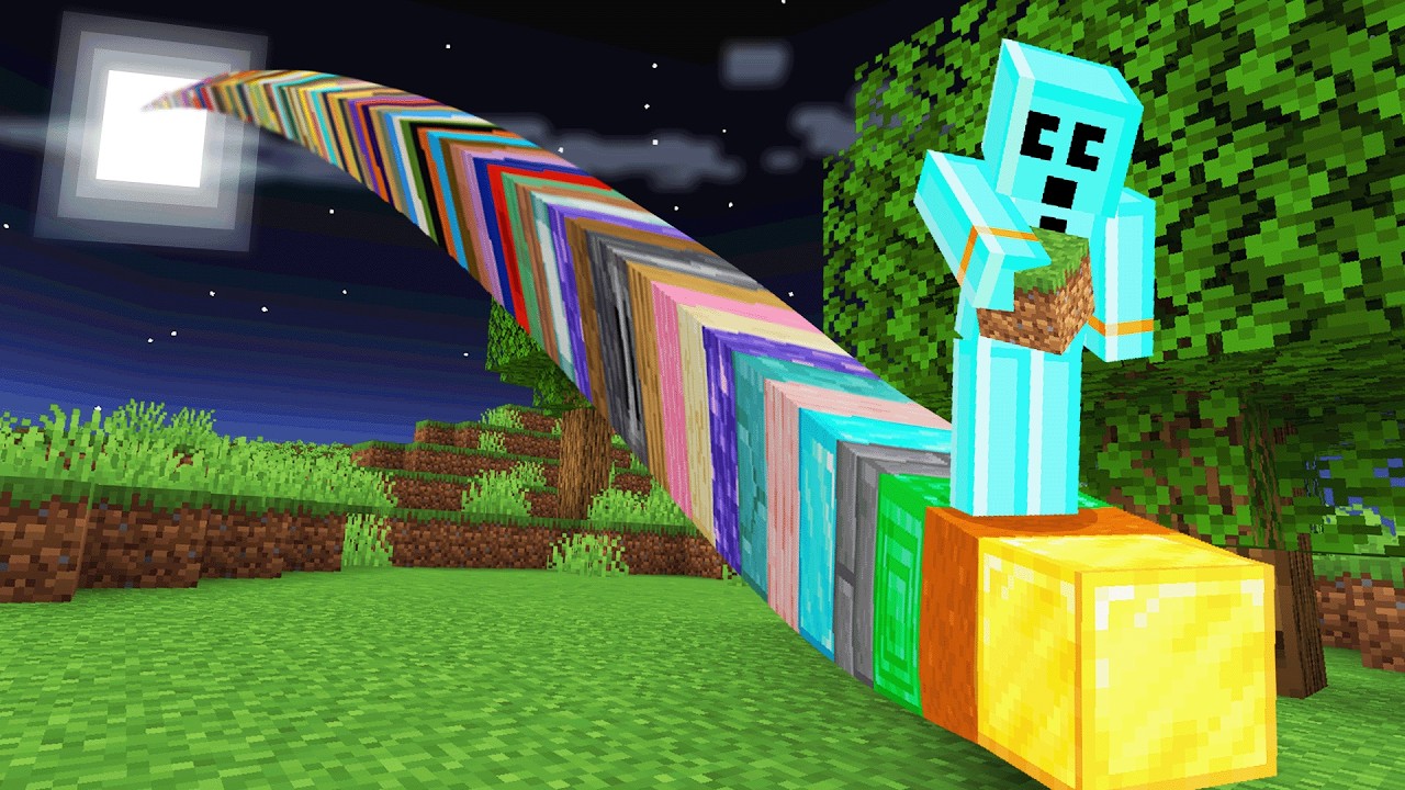 Minecraft but I place one billion blocks