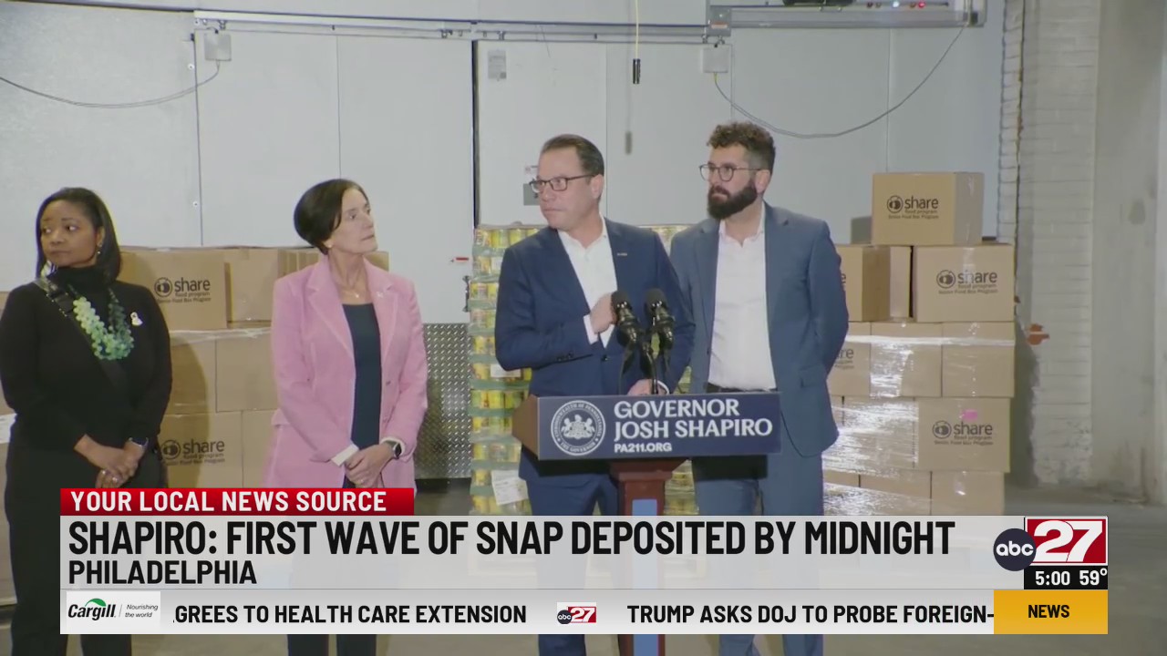 Pennsylvanians to receive full SNAP benefits after judge's order ...