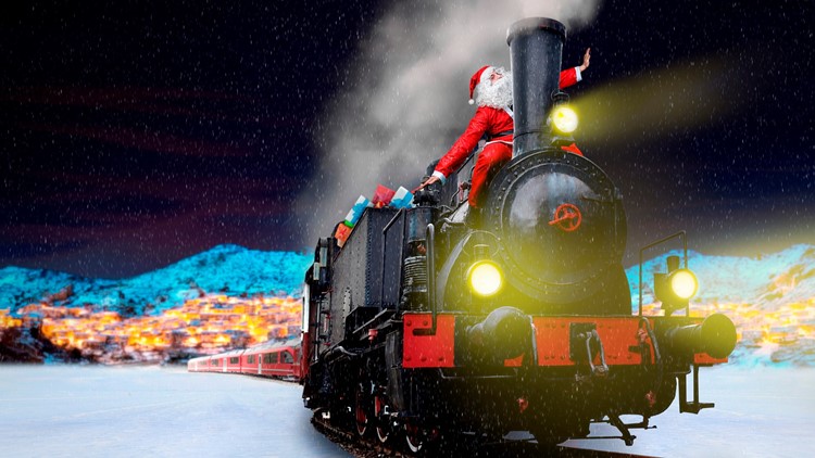 Temple Railroad Museum debuts new trackless train at Santa at the Depot