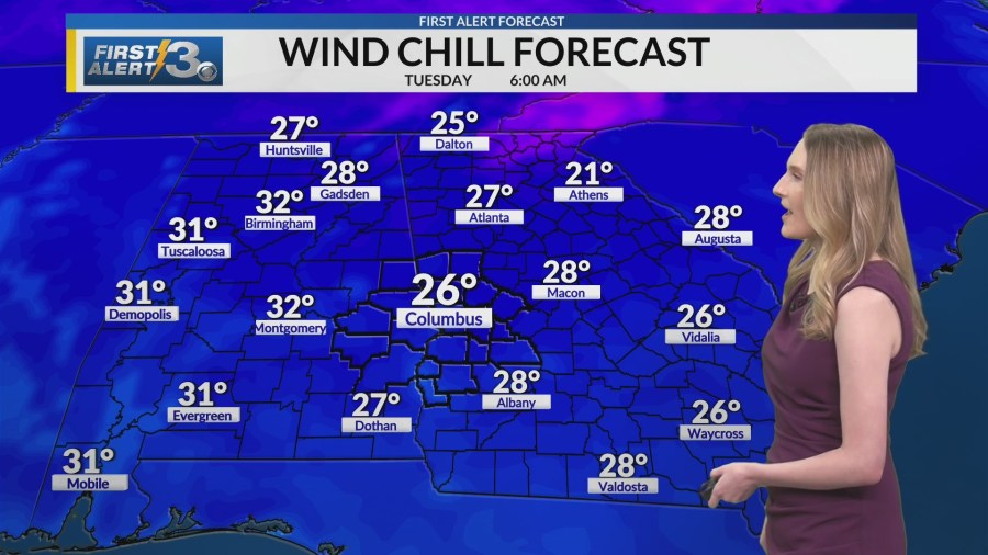 Storms possible early Sunday; Bitter cold temperatures next week