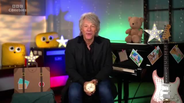 Jon Bon Jovi sends message to granddaughter in CBeebies bed time story