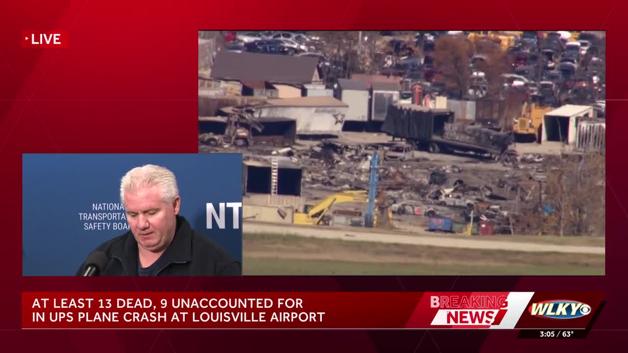 NTSB reveals information from UPS plane crash's recorded audio