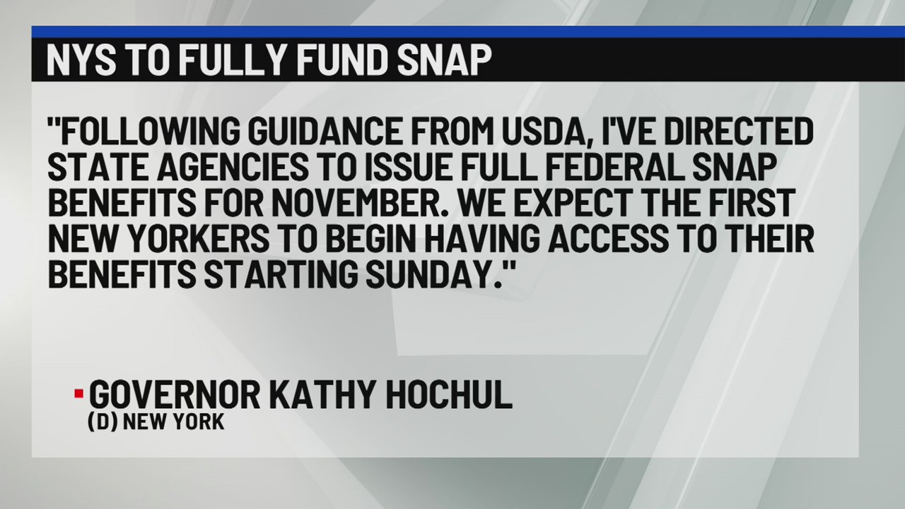 NYS to fully fund SNAP