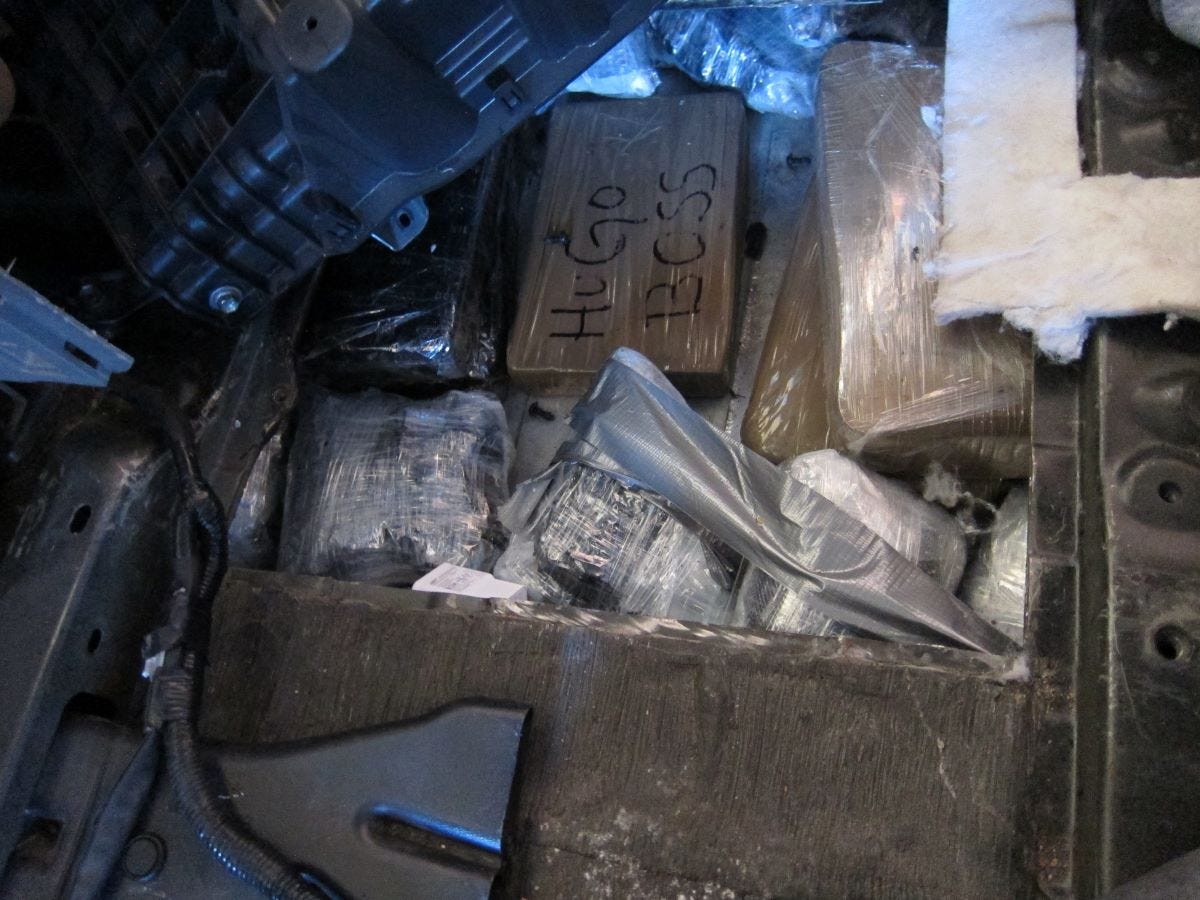 CBP seizes 263 kilos of meth, cocaine, marijuana and fentanyl at El ...